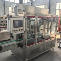 China Servopump Automatic 4 Nozzeles Hand Washing Shampoo Viscous Liquid Tracking Filling Machine for sale