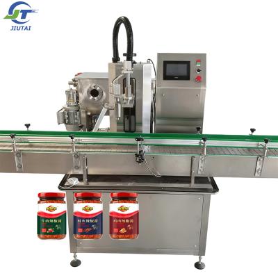 China Automatic Servo Motor Rotor Pump Filling Machine for High Viscosity Sauce Peanut Butter ±0.2% Accuracy CE Certified for sale