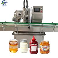 China Servo-Driven Rotor Pump Filler for Particle-Containing Hot Pot Base Jam No Clogging Food Grade for sale