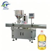 China Peanut Oil Soybean Oil Corn Oil Sunflower Oil Rapeseed Oil Single Head Servo Automatic Rotor Pump Filling Machine for sale