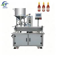 China Mixed Condiment Sauce Compound Paste Seasoning Paste Thick Sauce Sticky Materials Filling Equipment Rotor Pump Filling Machine for sale