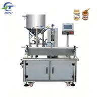 China Salad Dressing Jam Mayonnaise Butter Chocolate Sauce Fruit Puree Viscous Material Automatic Rotor Pump Filler for sale