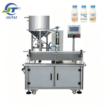 China JIUTAI Electric Automatic Single Head Filler for Tartar Thousand Island Cream Horseradish Mustard & Viscous Sauces Rotor Pump for sale