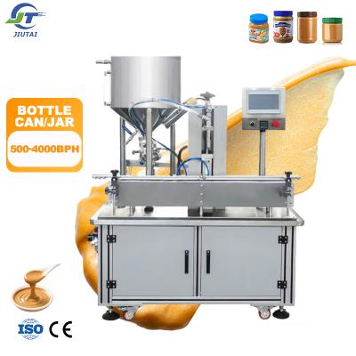 China Walnut Paste Almond Paste Cashew Paste Pistachio Paste Nut Sauce Food Grade Servo Motor Rotor Pump Filling Machine for sale