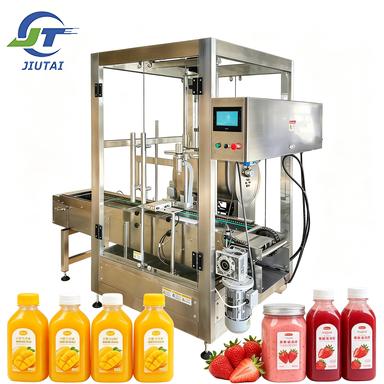 China Mango Pulp Fruit Puree Thick Concentrate Food Processing Automatic Single Head Rotary Lobe Pump Weighing Filling Machine for sale