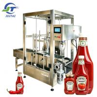 China Industrial Grade Tomato Paste Thick Fruit Jam Chili Sauce Automatic Single Head Rotary Lobe Pump Weighing Filling Machine for sale