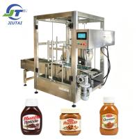 China Melted Chocolate Hazelnut Spread Viscous Food Ingredient Automatic Single Head Rotary Lobe Pump Weighing Filling Machine for sale
