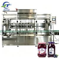 China Seedless Blueberry Fruit Jam Smooth Puree Thick Concentrated Berry Sauce Bottling Automatic Tracking Gear Pump Filling Machine for sale