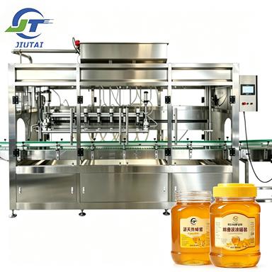 China Pure Natural Organic Smooth Raw Honey Thick Viscous Liquid Food Grade Professional Automatic Tracking Gear Pump Filling Machine for sale