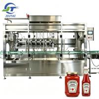 China High Viscosity Smooth Tomato Paste Ketchup Sauce Food Automatic Tracking Gear Pump Filling Machine for sale