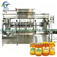 China Corn Cane Maltose Syrup Thick Viscous Liquid Sweetener Automatic Gear Pump Tracking Filling Machine for sale