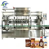 China Chocolate Hazelnut Peanut Butter Condensed Milk Thick Sauce Automatic Gear Pump Tracking Filling Machine for sale