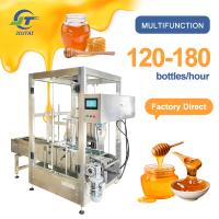 China Precision Metering Automatic Single Head Rotor Pump Filling Machine for Thick Honey Syrup Maltose Liquid for sale
