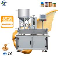 China Anti-Drip Low Shear Constant Temperature Peanut Butter Rotor Pump Filling Machine for Various Sauces Food Factory for sale