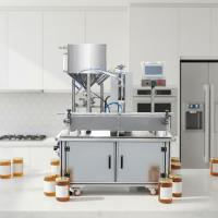 China Fully Automatic Honey Filling Machine Digital Control Bottle Honey Filling Machine for Syrup Butter High Viscous Liquids for sale