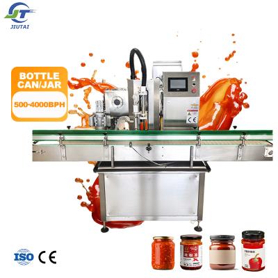 China Anti-Drip Low Shear Food Grade Automatic Rotor Pump Filling Machine for Chili Sauce and Particulate Sauce for sale
