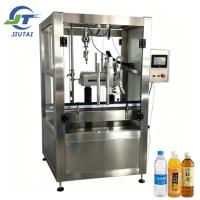China Drinking Water Fruit Juice Tea Beverage Bottle High Speed Automatic Single Head Tracking Vacuum Filling Machine for sale