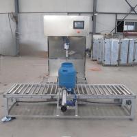 China Weight Scale Coolant 5 kg to 18 kg Auto 2 Nozzle Weight Filling Machine Double Heads Liquid for sale