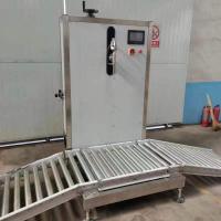 China Semi Automatic  200L Barrel Lobe Pump Capping Sealing Packaging Specialized Liquid Bottling Weighing Filling Machine for sale