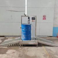 China Semi Auto Specialized Jerry Can Pet Bottle Capping Sealing Packing Lobe Pump 1 Nozzle Quantitative Weighing Filling Machine for sale