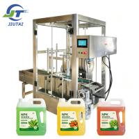 China Liquid Fertilizer Agricultural Chemical Fluid Automatic Single Head Rotary Lobe Pump Weighing Filling Machine for sale