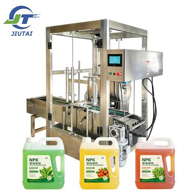 China Liquid Fertilizer Agricultural Chemical Fluid Automatic Single Head Rotary Lobe Pump Weighing Filling Machine for sale