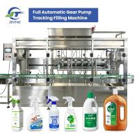China SUS316L Automatic Gear Pump Tracking Filling Machine for Daily Chemical and Household Cleaning Products for sale
