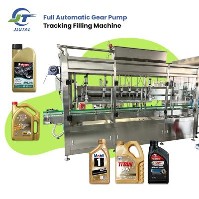 China Full Automatic High Speed Gear Pump Filling Equipment for Industrial Oil Antifreeze Lubricant High Viscosity Industrial Liquid for sale