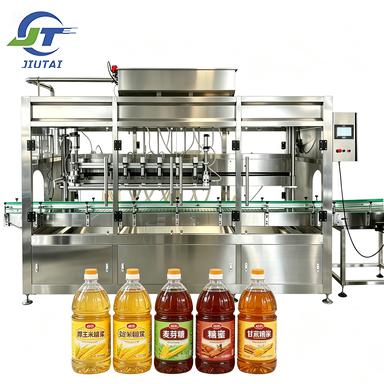 China Thick Corn Syrup Maltose Molasses Cane Syrup Viscous Automatic Gear Pump Tracking Filling Machine for sale