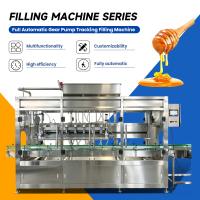 China Natural Essential Oil Body Oil Massage Oil Hair Care Liquid Automatic Gear Pump Tracking Filling Machine for sale