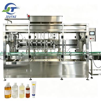 China Unsaturated Polyester Resin Polyol Latex Chemical Thick Liquid Automatic Gear Pump Tracking Filling Machine for sale