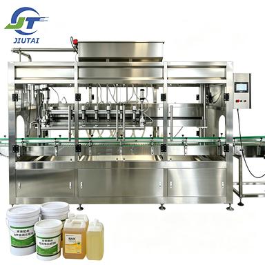 China Liquid Fertilizer NPK Agricultural Chemical Fluid Thick Liquid Automatic Gear Pump Tracking Filling Machine for sale