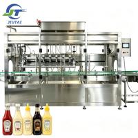 China Tomato Ketchup Mayonnaise oyster Sauce Salad Dressing Food Grade Automatic Gear Pump Tracking Filling Machine for sale
