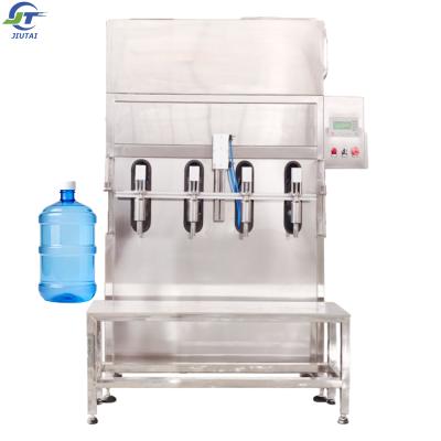 China Plastic Bucket Small 20 Liters Water Liquid 5 Gallon Semi Automatic Filling Machine and Sealing for sale