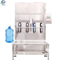 China 20l Plastic Bottle Semi Automatic Water Liquid Filling Machine 5 Gallon and Packing Machine for sale
