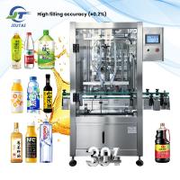 China Full Automatic Gravity Linear Filler for Drinking Water, Juice, Mineral Water and Daily Chemical Liquid for sale