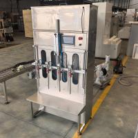 China Semi-automatic Gravity Flow Filling Machine for Low-to-Medium Viscosity Liquids Like Edible Mineral Water for sale
