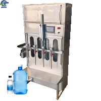 China Anti Drip Anti Splash Semi Automatic Gravity Flow Filler for Foam Prone Heat Sensitive Liquids Wine Vinegar for sale