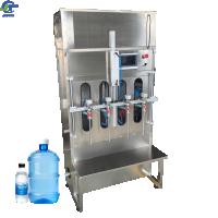 China Semi Automatic Gravity Liquid Filler for Hygienic Beverage Water Soy Sauce Filling for sale