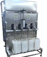 China Semi Automatic Filling Machine 20 Liters for Pet Bottle Capping Large Bucket Pure Mineral Water Windshield Washer Fluid Filling for sale
