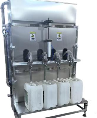 China Semi Automatic Filling Machine 20 Liters for Pet Bottle Capping Large Bucket Pure Mineral Water Windshield Washer Fluid Filling for sale