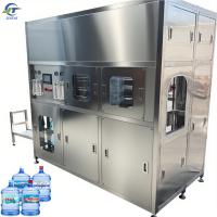 China Semi Automatic 5 Gallon 20L Pet Bottles Pure Mineral Water Filling Capping Line with RO Water System and Water tank for sale