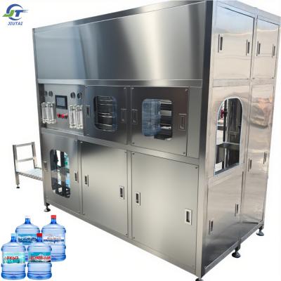 China Semi Automatic 5 Gallon 20L Pet Bottles Pure Mineral Water Filling Capping Line with RO Water System and Water tank for sale