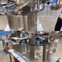 China Factory Sale High Precision 1% Food Grade Electric MotorAutomatic Juice/Water/Milk  Plastic Bottle Filling Machine with PLC for sale