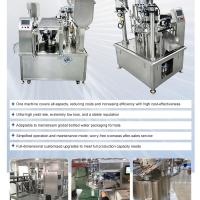 China Factory Sale High Precision 1% Food Grade Electric MotorAutomatic Juice/Water/Milk  Plastic Bottle Filling Machine with PLC for sale