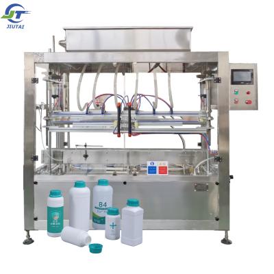 China Automatic Gravity No Viscosity Liquid Filling for Plastic Large Bottle Pure Water Mineral Water Windshield Washer Fluid for sale