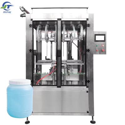 China Large Plastic Bottle Automatic Gravity Filling Machine for Pure Water Mineral Water Windshield Washer Fluid No Viscosity for sale