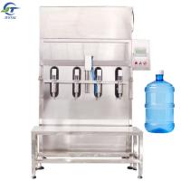 China Semi Automatic 20 Liters Filling Machine for Pet Bottles Large Bucket Pure Mineral Water Windshield Washer Fluid Filling for sale