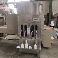 China Semi Automatic 20 Liters Filling Machine for Pet Bottles Large Bucket Pure Mineral Water Windshield Washer Fluid Filling for sale