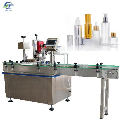China Volumetric Piston Based Filling Machine Small Glass Vial 10ml 15ml Perfume Essential Oil Fragrance Sample Cologne Crimping for sale